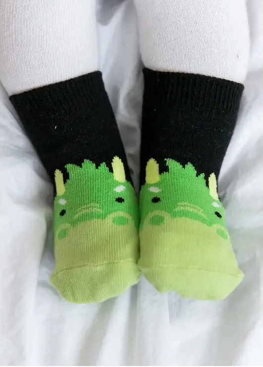 Dragon | Non-Skid | Zoo Socks – The Sock Monster