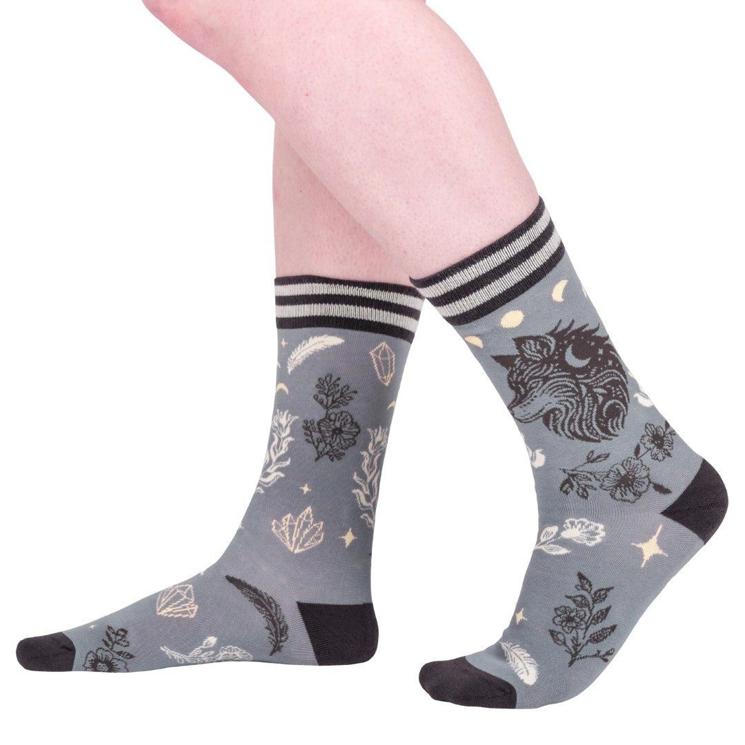 The Wolf | Crew Socks – The Sock Monster