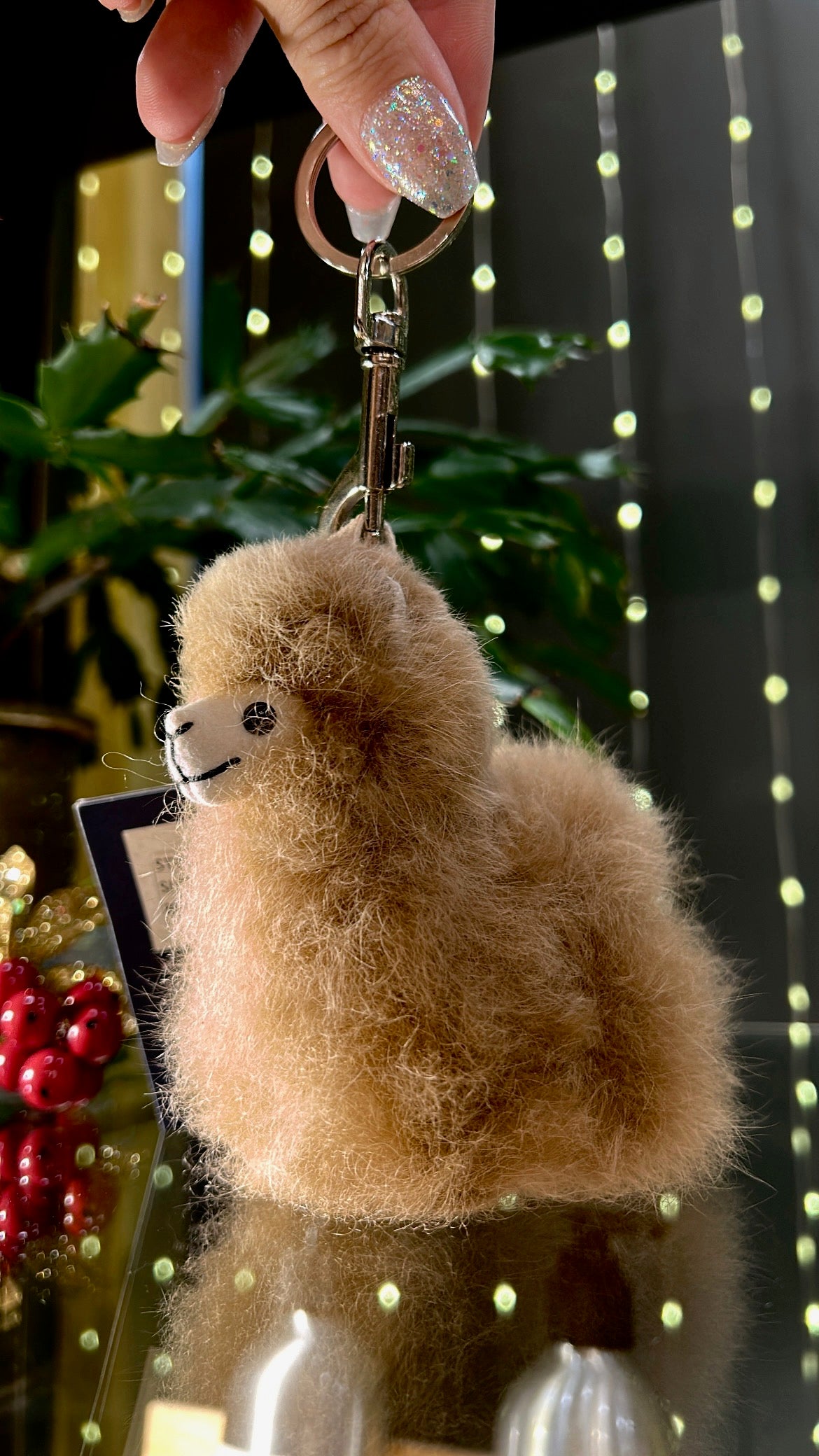 Fluffy Alpaca Figure | Keychain Accessory – The Sock Monster