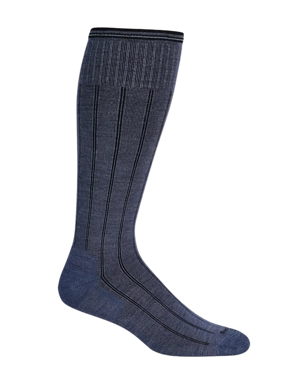 High Rise Rib | Wide Calf Fit | Men's Moderate Graduated Compression S ...