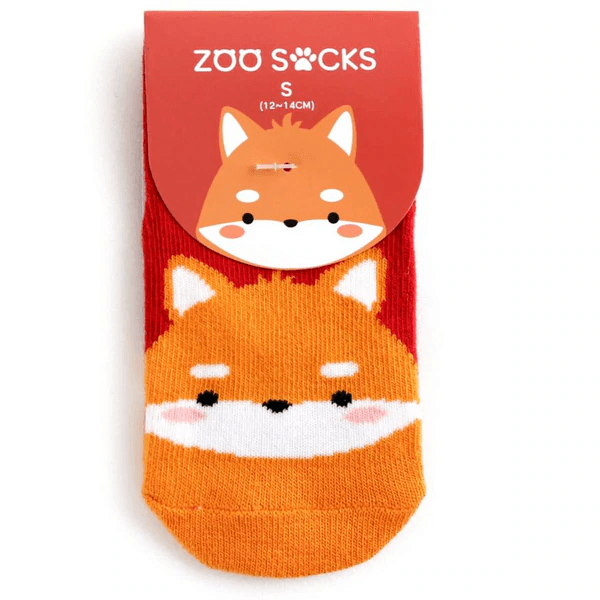 Fox | Non-Skid | Zoo Socks – The Sock Monster
