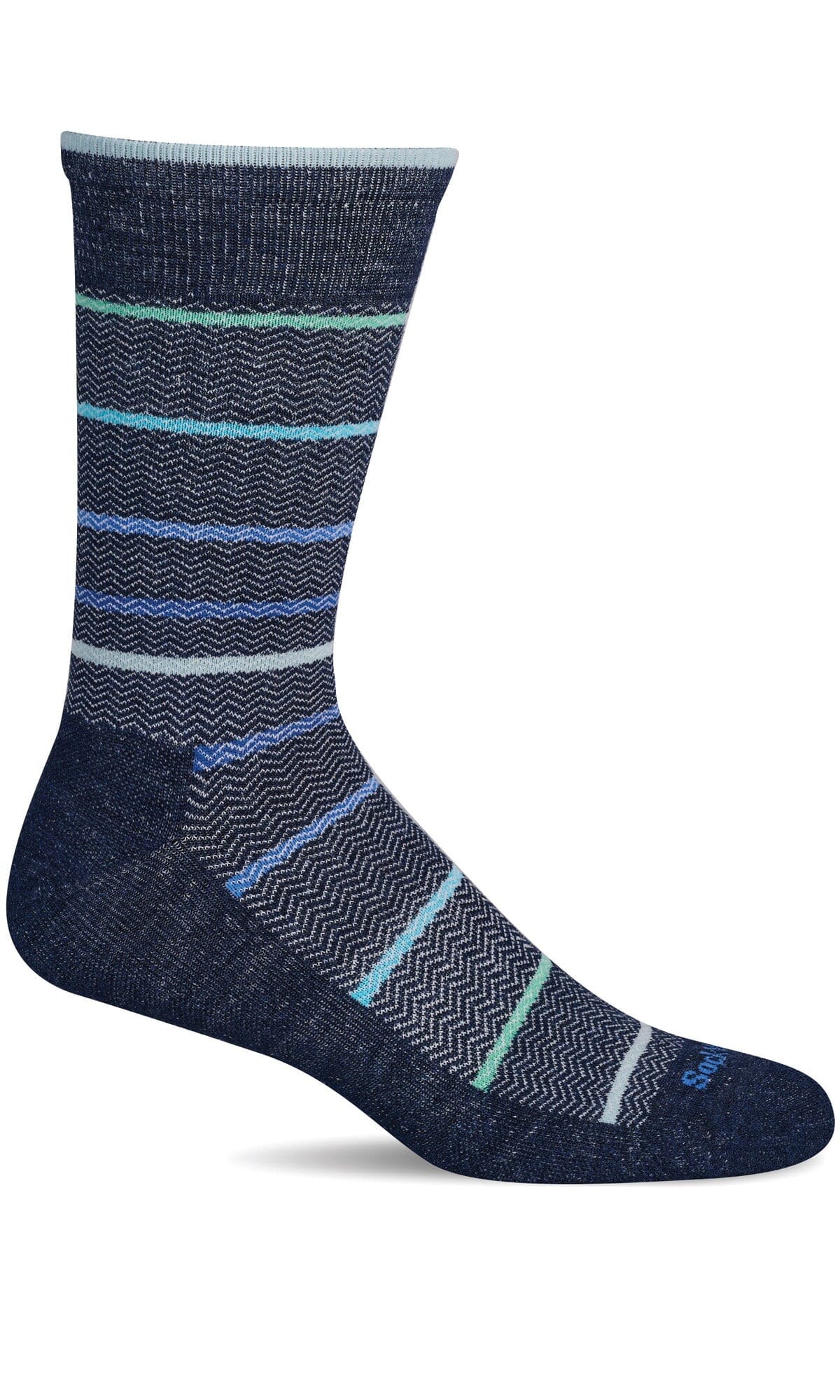 Herringbone Stripe | Men's Crew – The Sock Monster