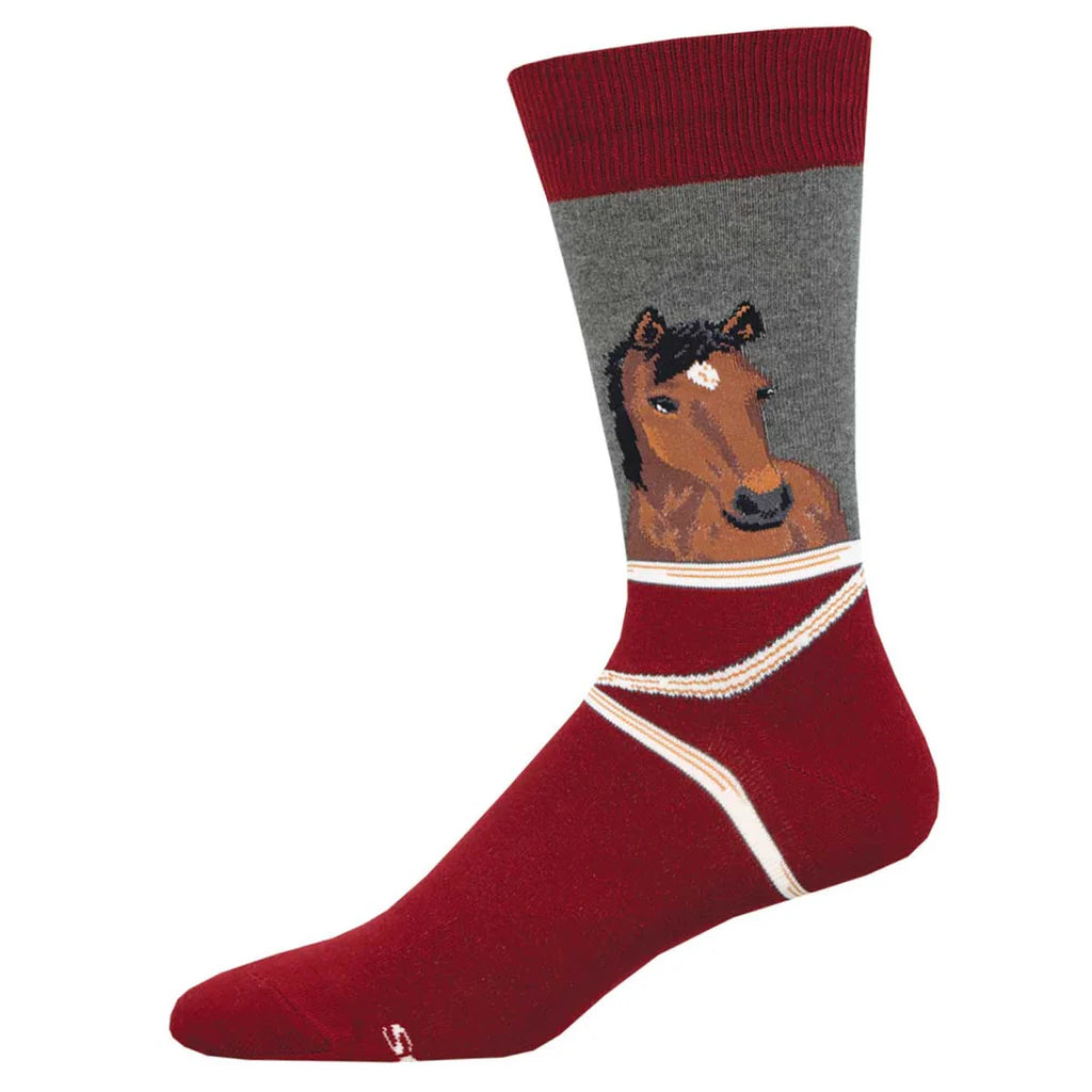 Hey Neigh-Bor | Men's Crew – The Sock Monster