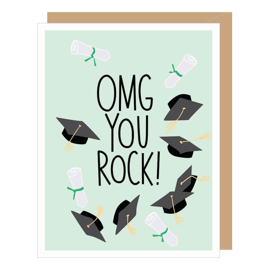 OMG You Rock! | Graduation Card – The Sock Monster