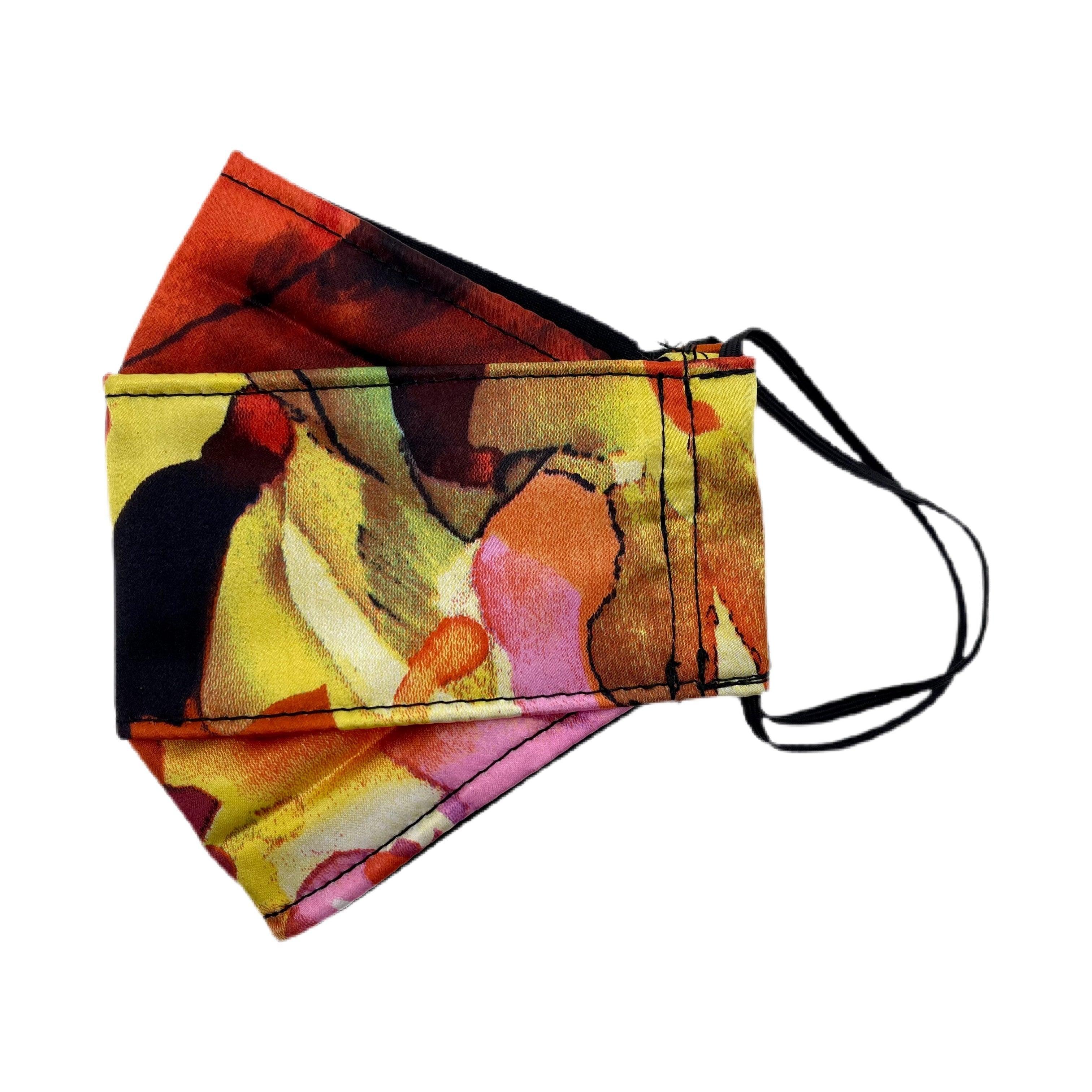 Origami Box Style Face Mask | Fiesta Silk Collection – The Sock Monster