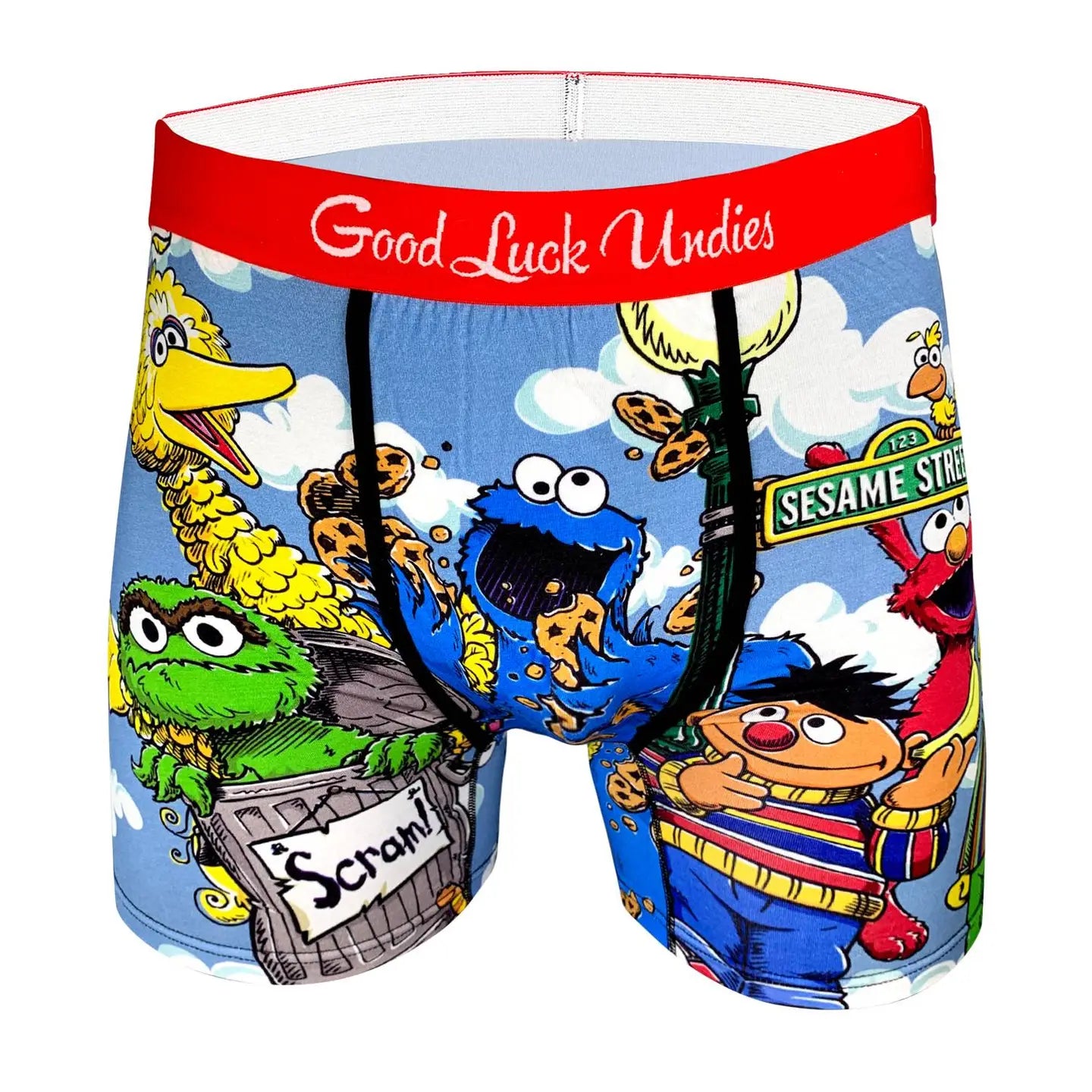 Family | Sesame Street | Boxer Briefs – The Sock Monster