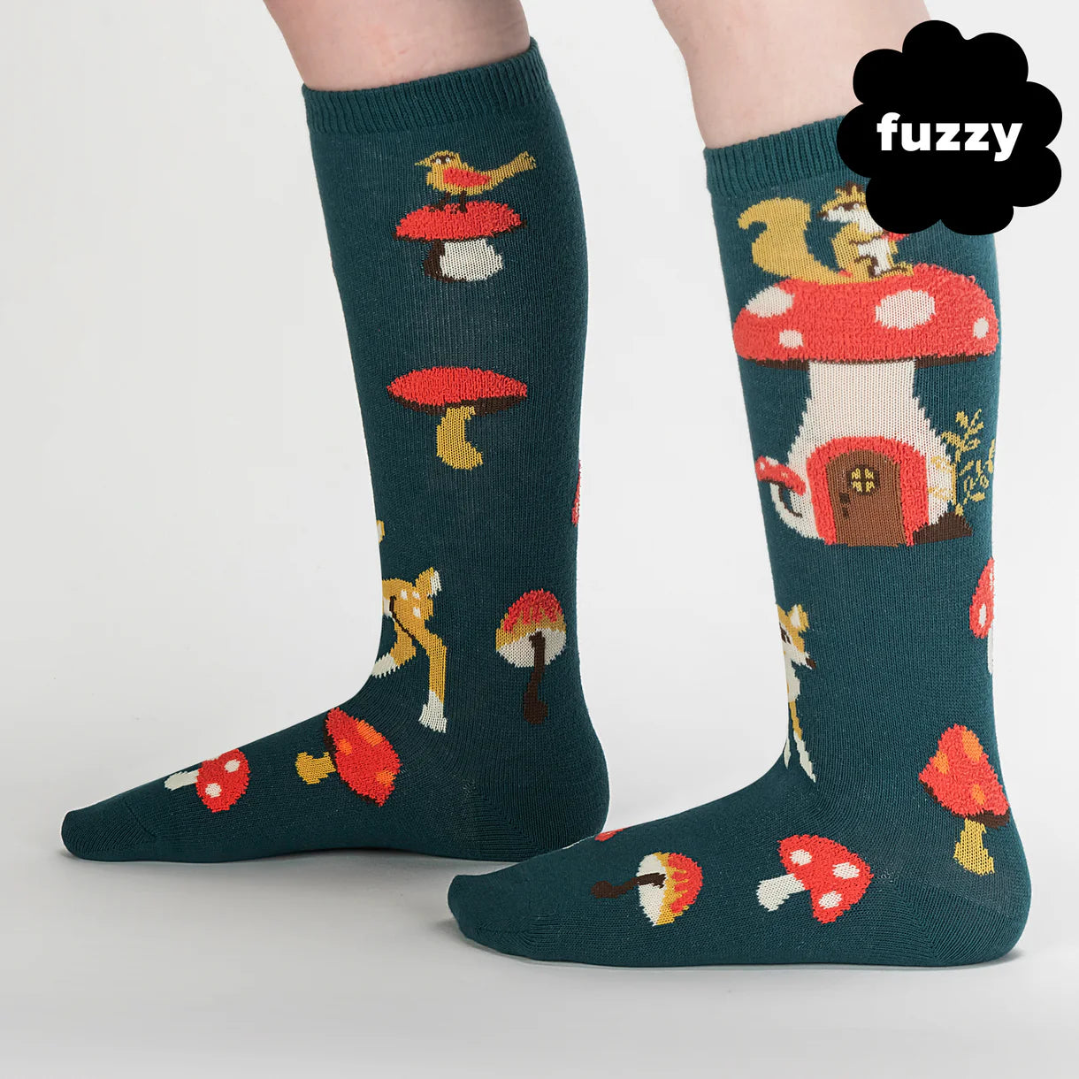 Shroom & Board | Fuzzy | Junior Knee-high – The Sock Monster