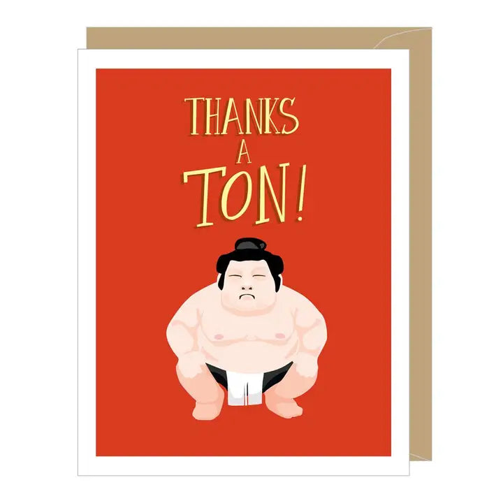 Sumo | Thank You Card – The Sock Monster