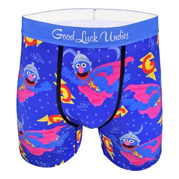 Super Grover | Sesame Street | Boxer Briefs – The Sock Monster