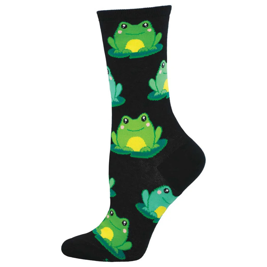 Friendly Frogs | Women's Crew – The Sock Monster